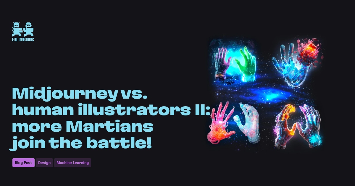 Midjourney vs. human illustrators II: more Martians join the battle!—Martian Chronicles, Evil ...