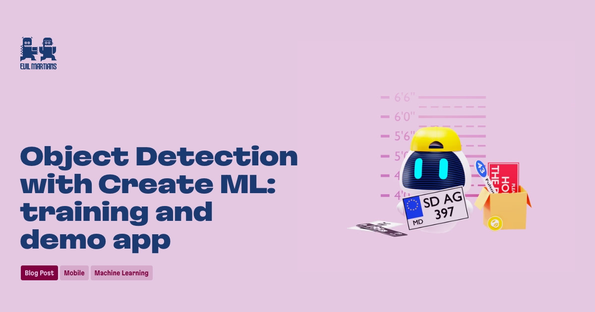 Object Detection With Create Ml Training And Demo App—martian