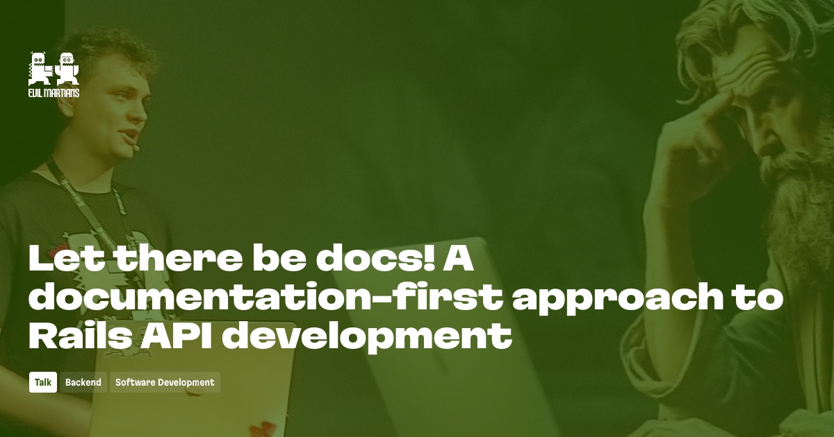 Let There Be Docs A Documentation First Approach To Rails Api 6241