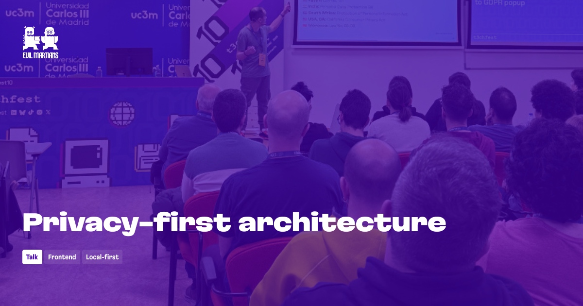 Privacy-first architecture by Evil Martians
