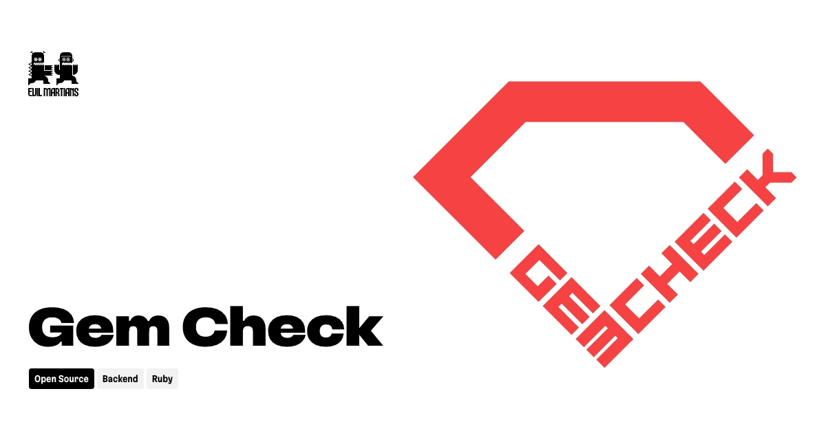 Gem Check at Evil Martians