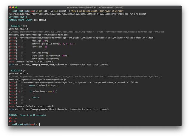 Lefthook: knock your team’s code back into shape—Martian Chronicles ...