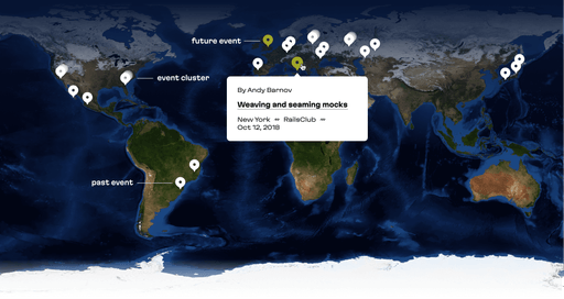 How to build a better React map with Pigeon Maps and Mapbox—Martian Chronicles, Evil Martians ...